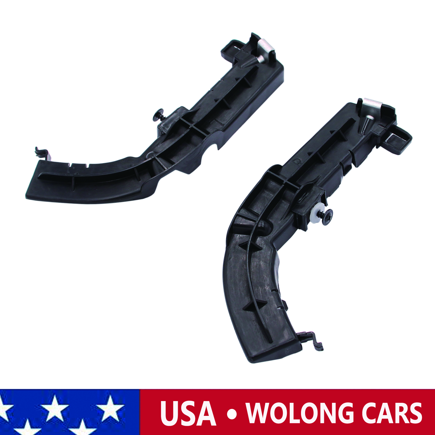 Front LH & RH Bumper Brackets Fascia Support Fit for 2008-2020 Dodge ...